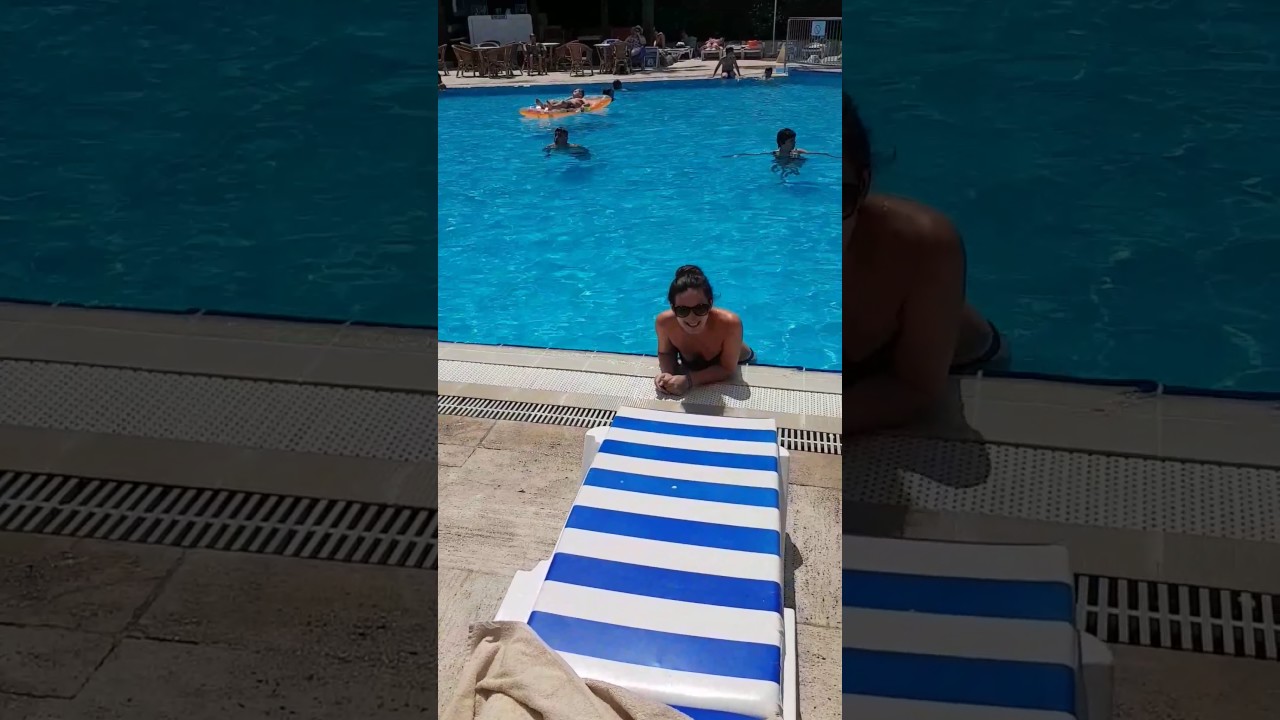Kristina in the pool - YouTube