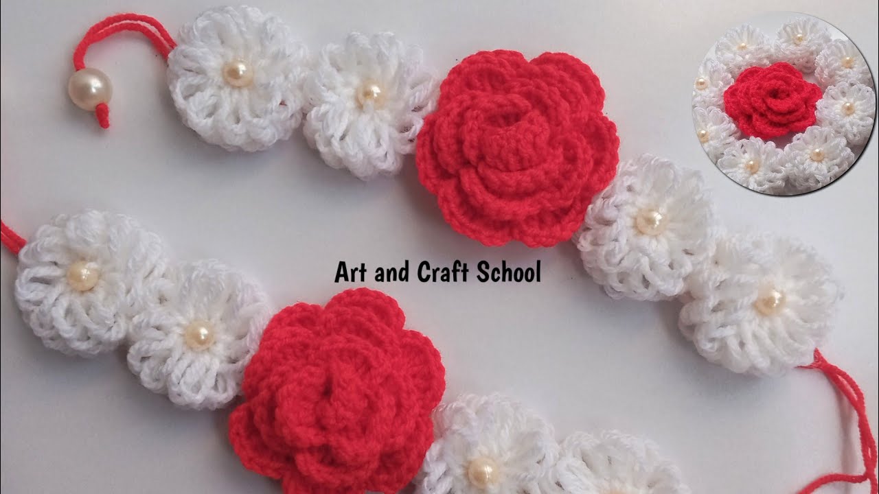 Crochet Gajrey Tutorial For Beginners | How to Crochet Simple Gajrey ...