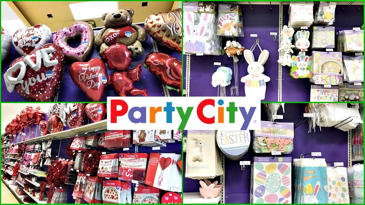 PARTY CITY VALENTINE'S DAY DECOR EASTER DECOR SHOP WITH ME 2021 - YouTube