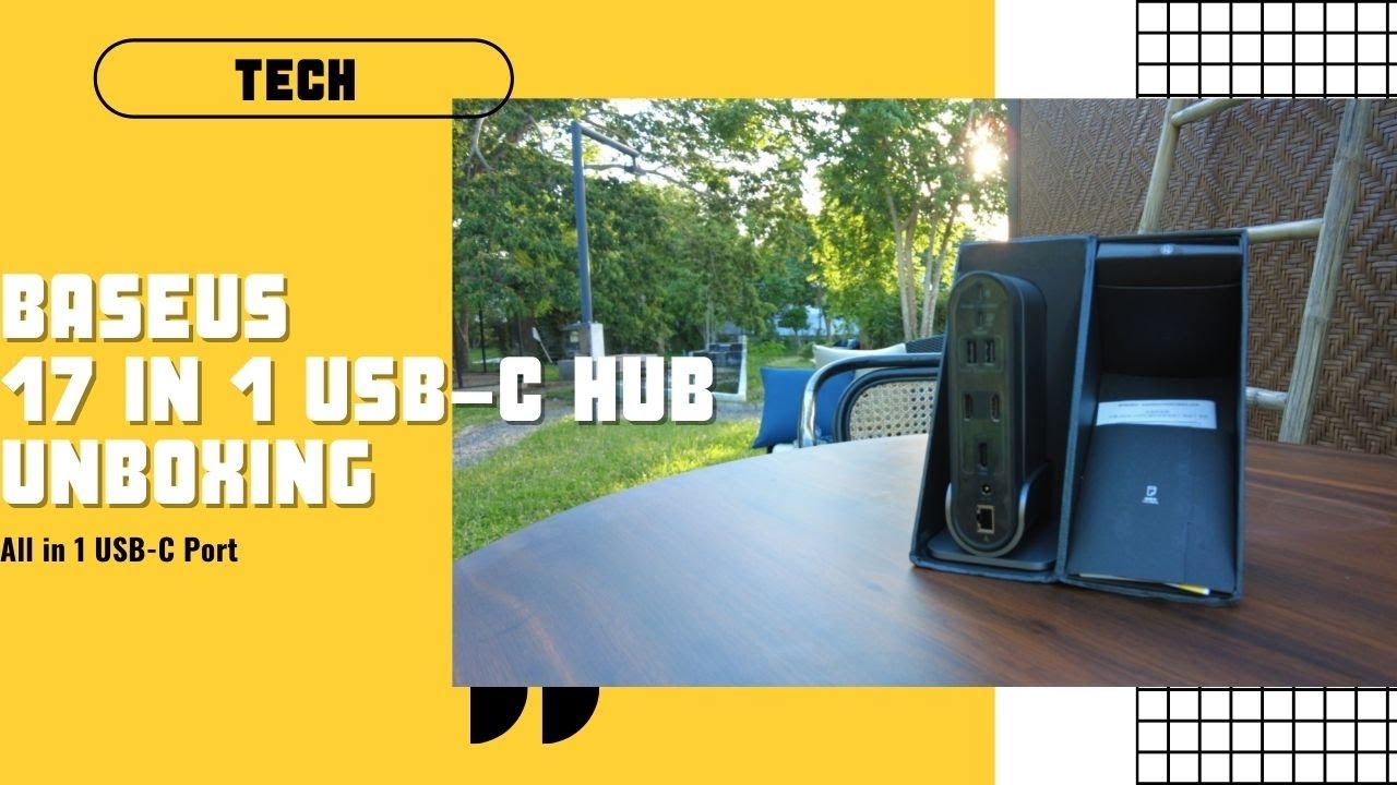 BASEUS: 17 in 1 USB-C Hub | Unboxing - YouTube