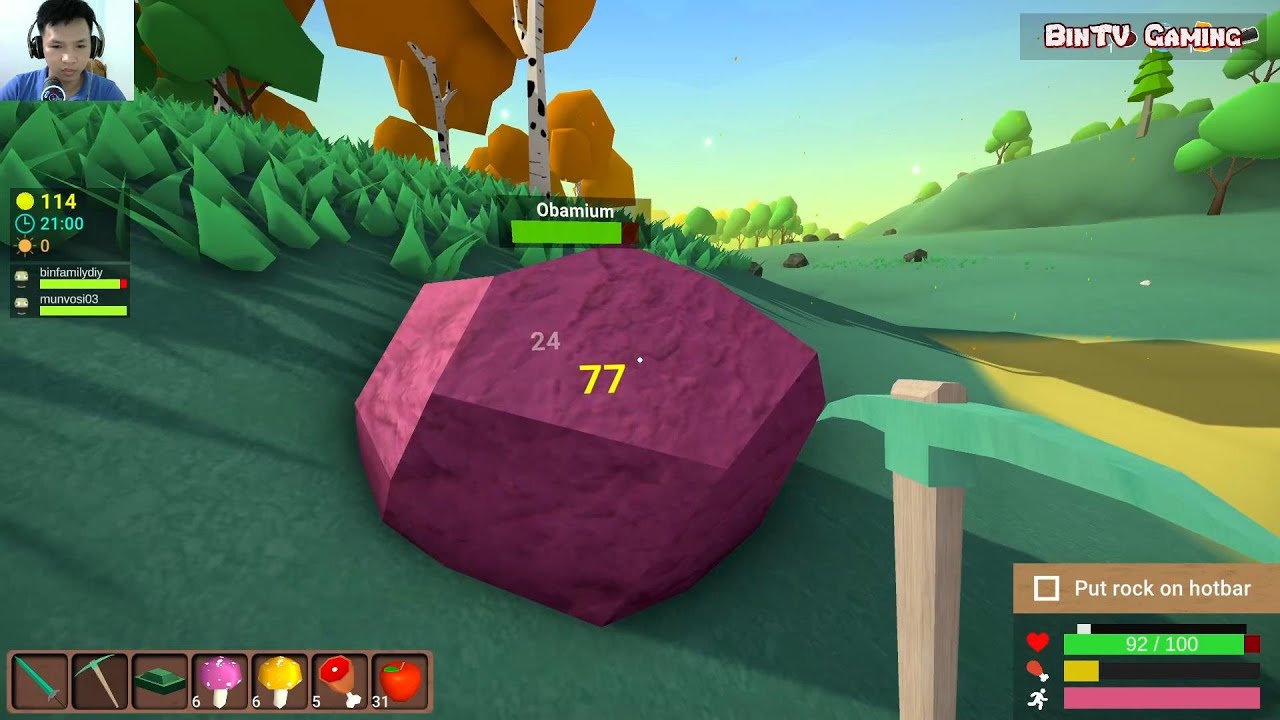 How to mine Obamium ore in MUCK - YouTube