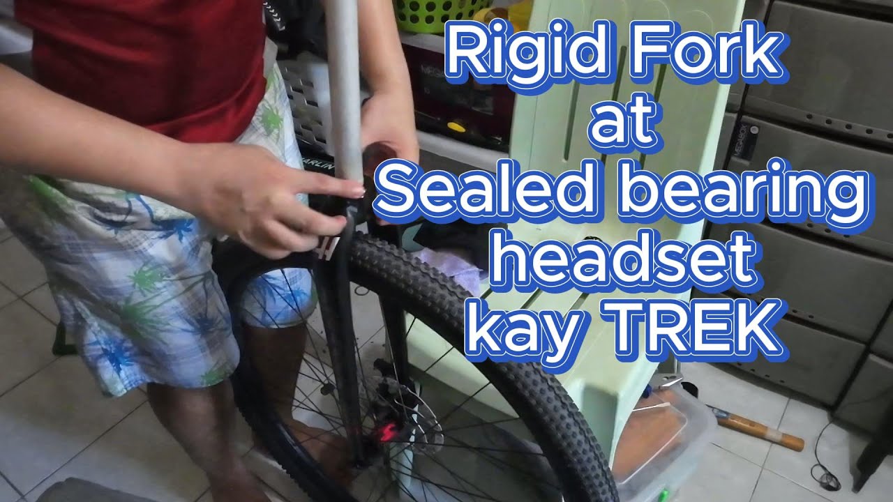 INSTALLING HASSNS MD5 RIGID FORK & RAGUSA SEALED BEARING HEADSET | DIY ...