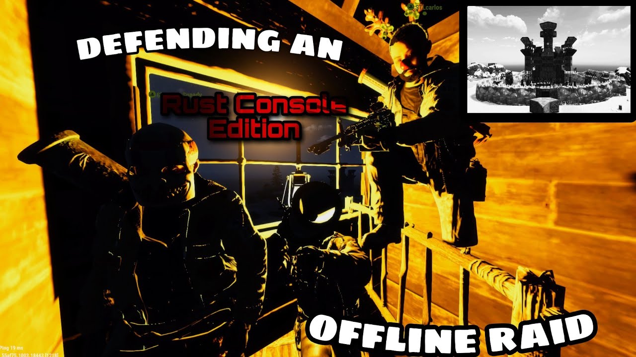 Offliners Tries Offlining Our Base 😂 - Rust Console Edition - YouTube