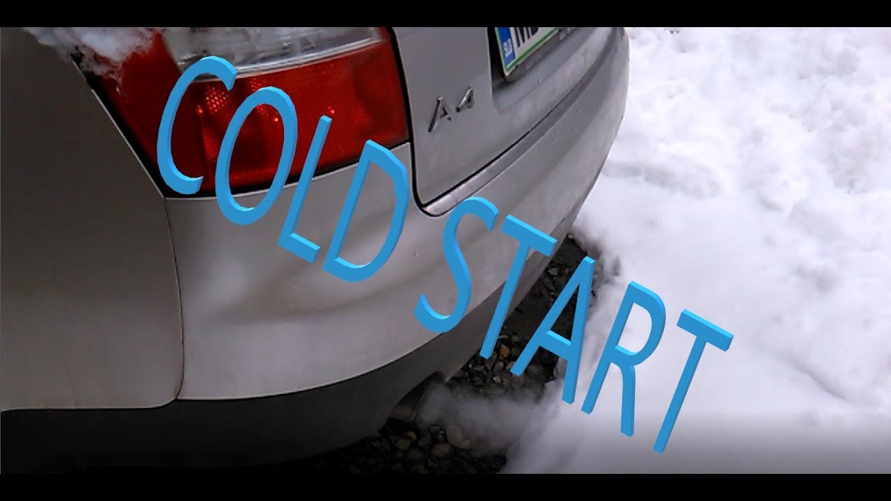 Audi A4 ALT Cold Start (-2.5) - YouTube
