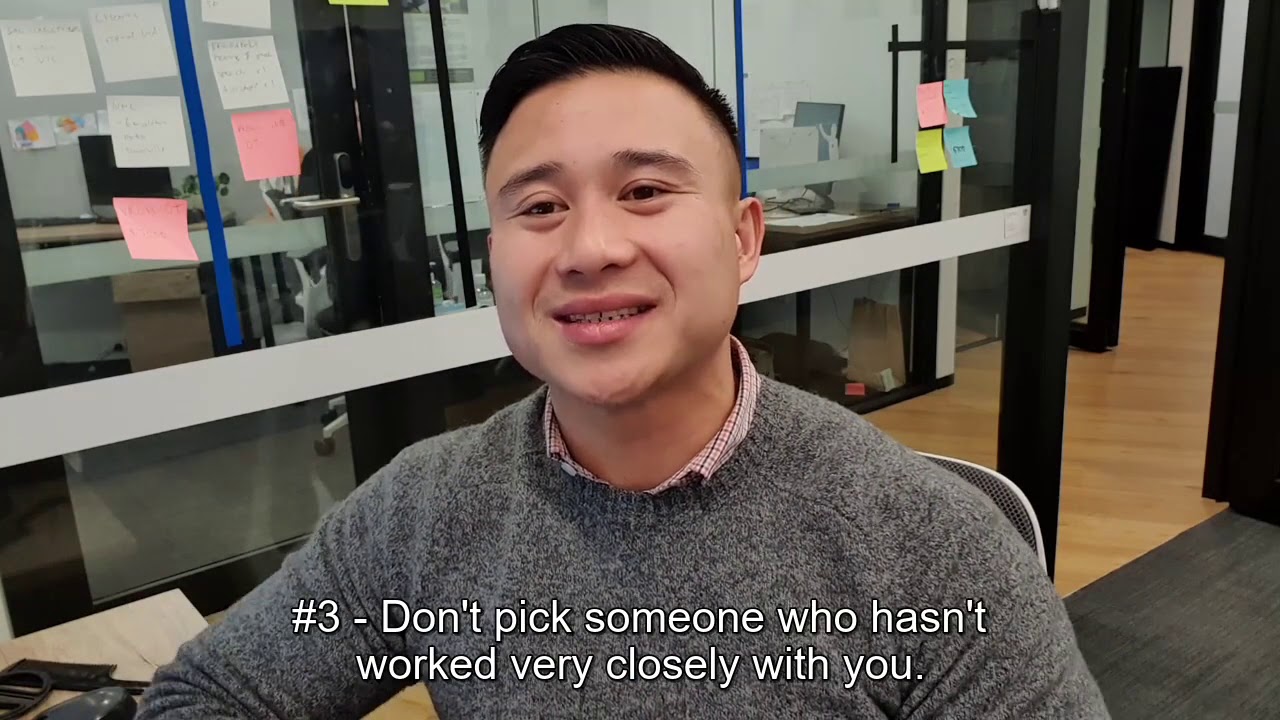 WHAT TO DO WHEN PICKING REFERENCES - YouTube