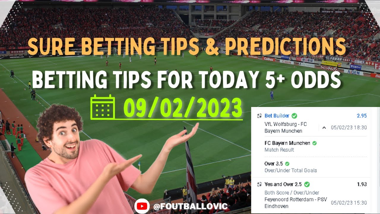 FOOTBALL PREDICTIONS TODAY 09/02/2023 | SOCCER PREDICTIONS TODAY ...