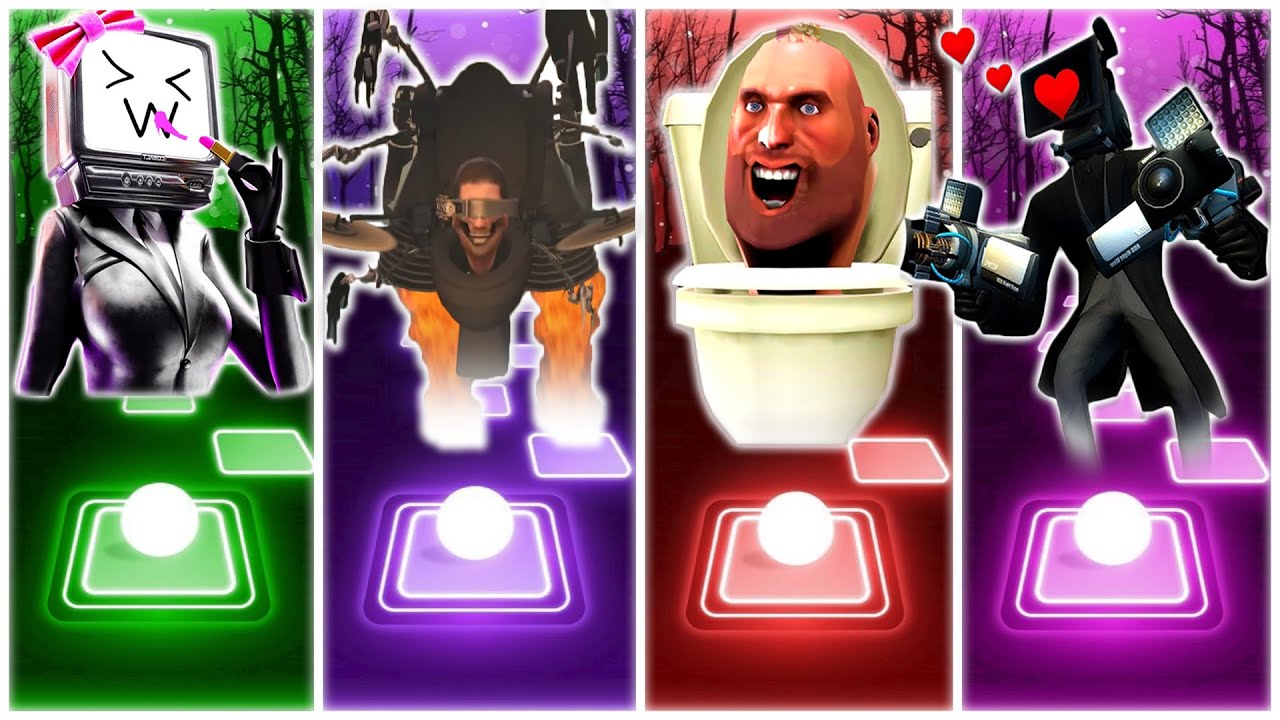 Skibidi Toilet Hydra 🆚 TV Woman 🆚 Skibidi Toilet Fat Man 🆚 Cameraman ...