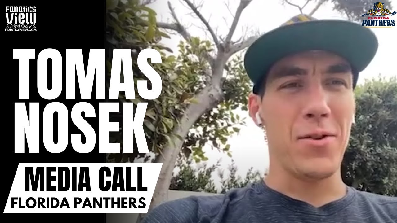 Tomas Nosek Discusses Decision to Sign With Florida Panthers in Free ...