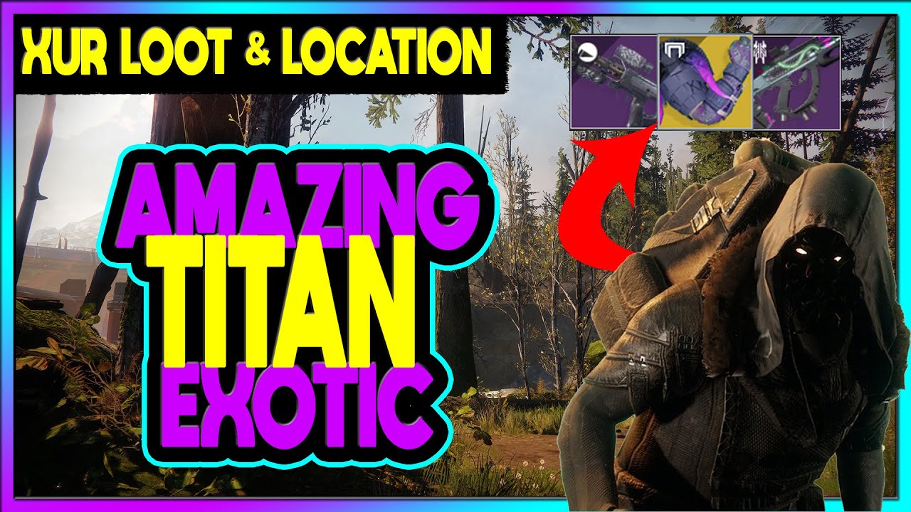 Destiny 2 / New Xur Loot & Location Today / Nov 4 - YouTube