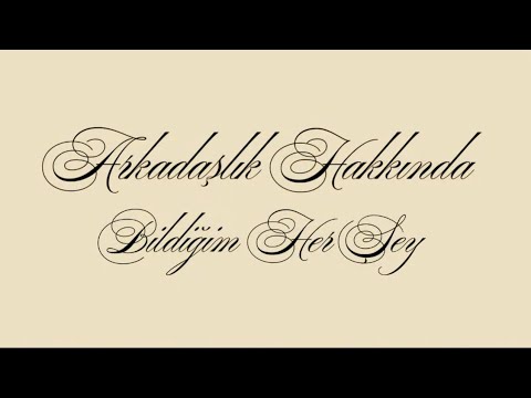 arkadaşlık hakkında bildiğim her şey - kısa film