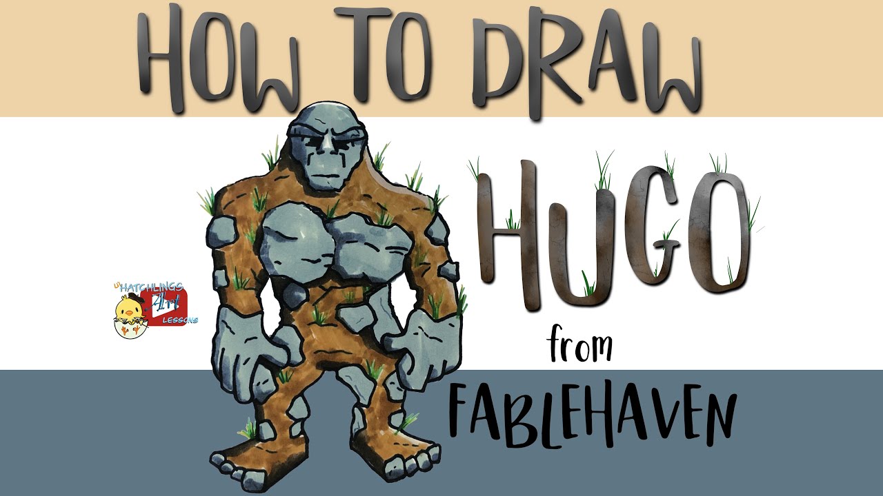 How to Draw Hugo from the book Fablehaven - Little Hatchlings Art ...
