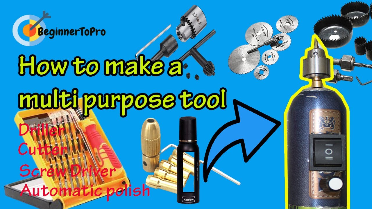 How to make multi purpose tool for your project - YouTube