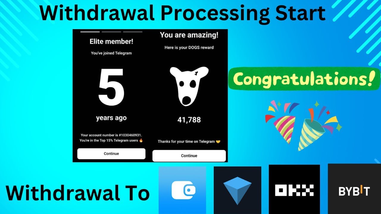 Dogs withdrawal update/how to withdraw dogs token/In which wallet ...