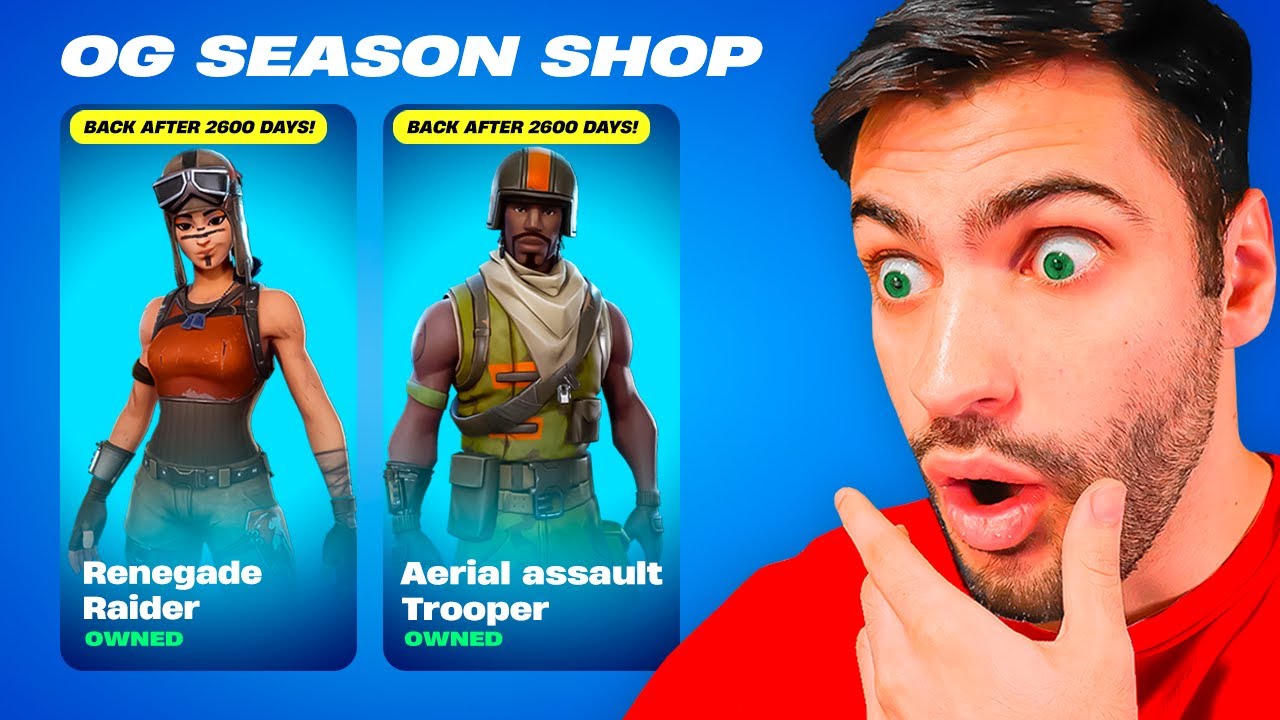 Avxry REACTS to Renegade Raider in the Item Shop! - YouTube