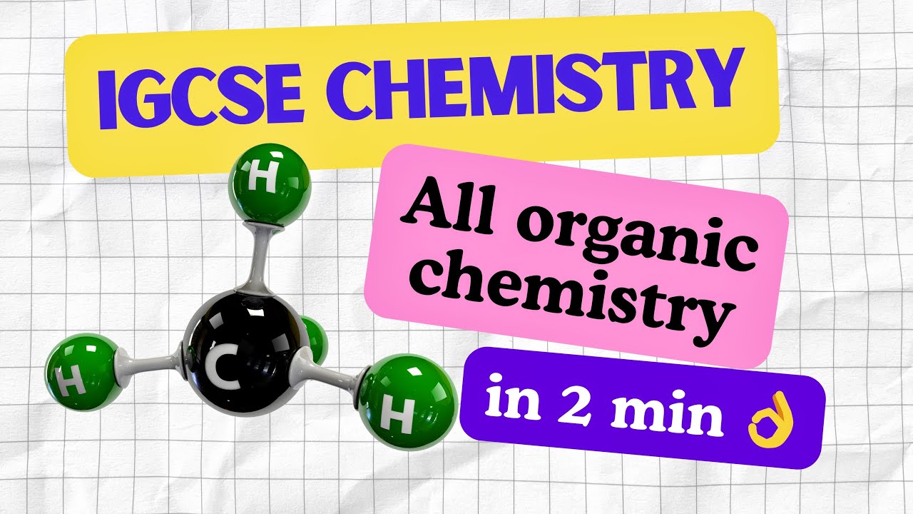 Study ALL Organic 🛢️ Chemistry for 2026 IGCSE Chemistry 🧪 in 2 Min ⏰ ...