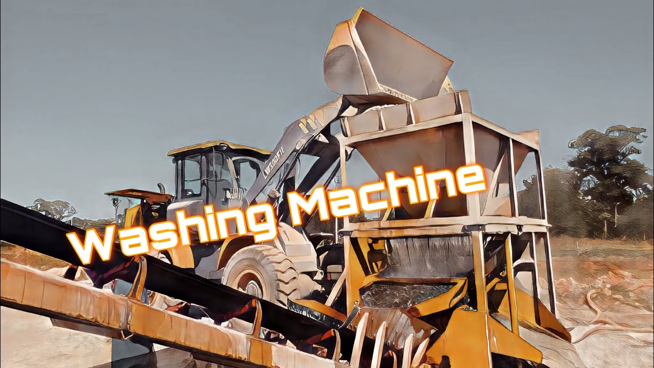 Gravel Stone Washing Machine - YouTube