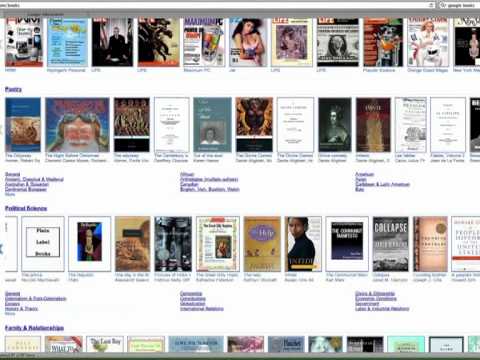 Google e-book store - YouTube