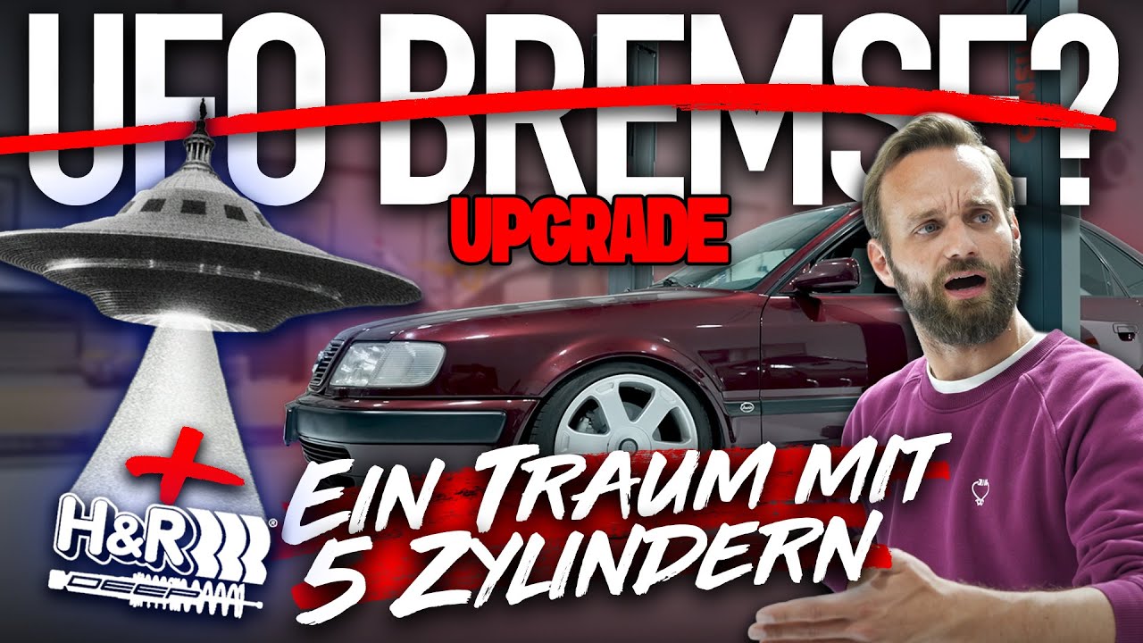 Ciao UFO Bremse - Audi 100 S4 wird flachgelegt! Dieses Upgrade lohnt ...