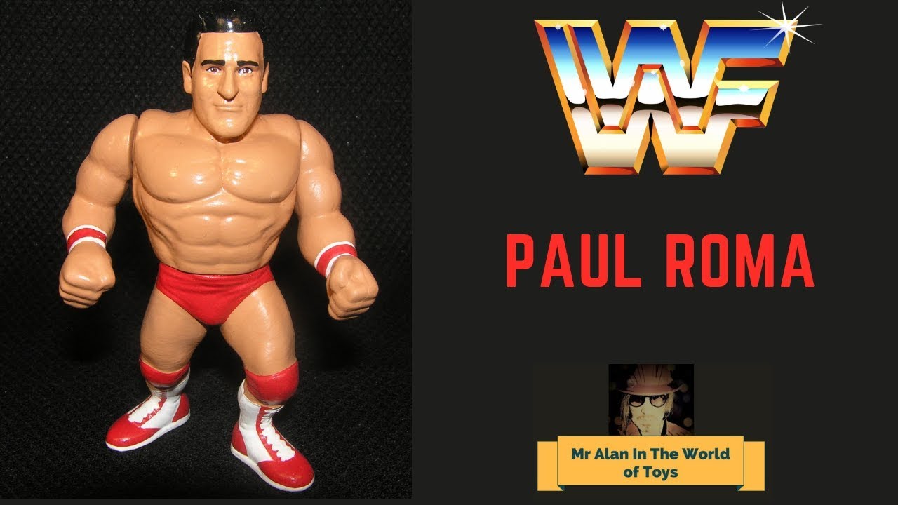 WWF Hasbro Custom Action Figure Paul Roma Review - YouTube