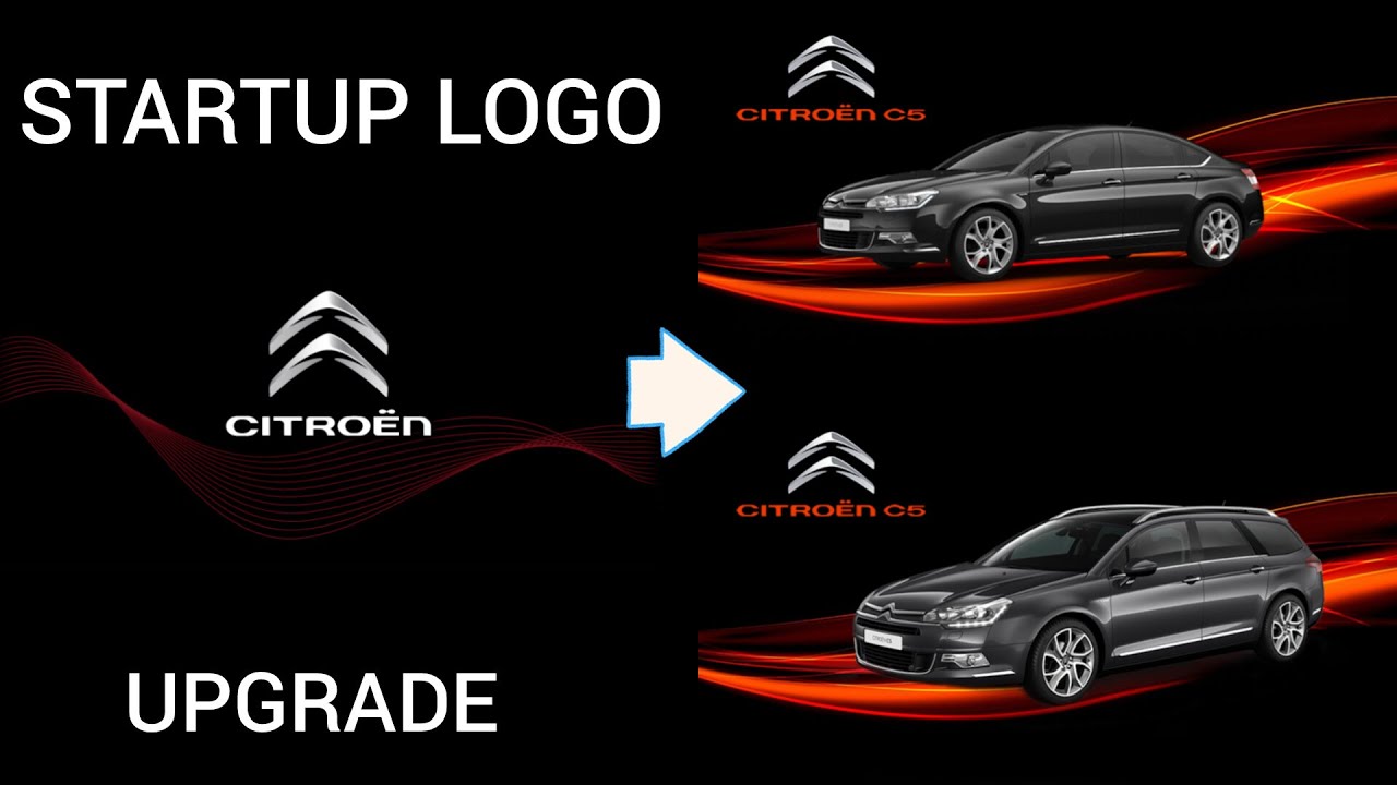 Citroen C5 X7 Startup logo upgrade RT6/RNEG2 - YouTube