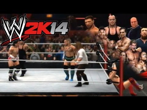 WWE 2K14 - "Mini" Royal Rumble (All Superstar Heads) - YouTube
