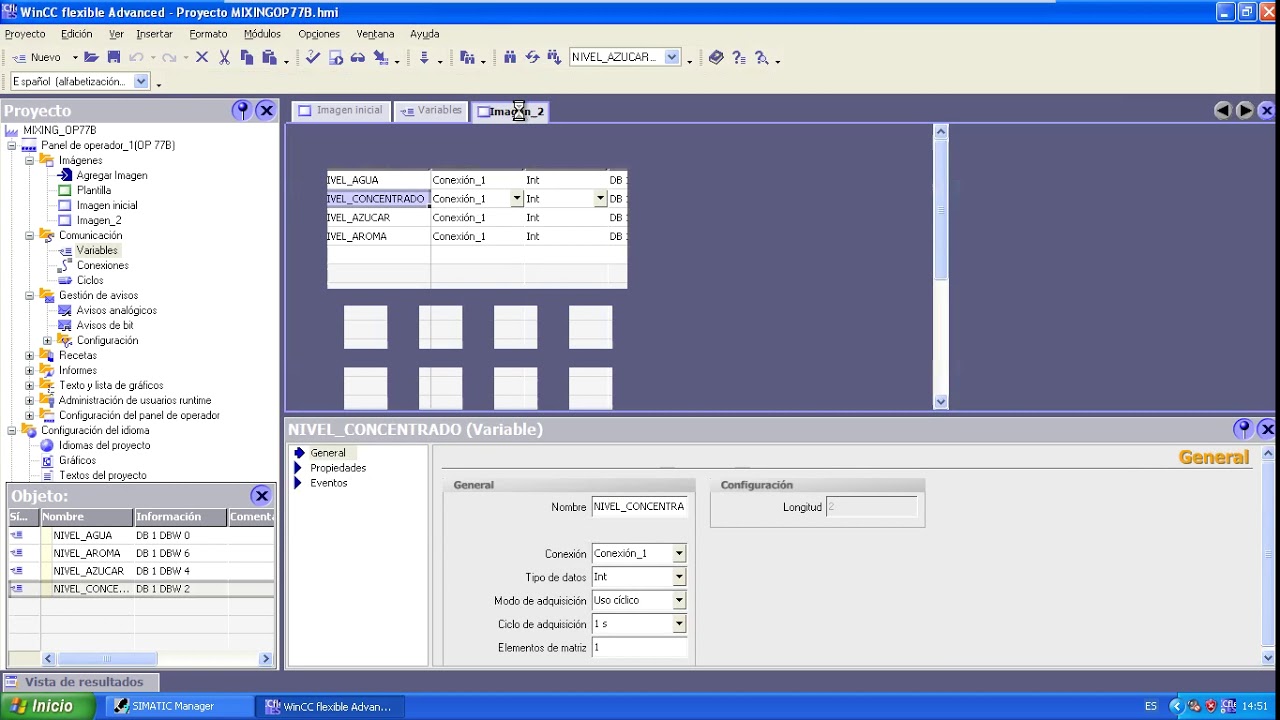 PLC WINCC FLEXIBLE GETTING STARTED - YouTube