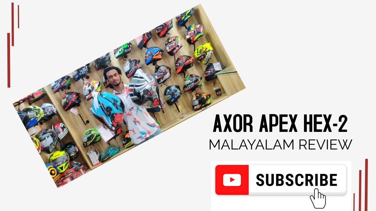 AXOR HEX 2 HELMET MALAYALAM REVIEW - YouTube