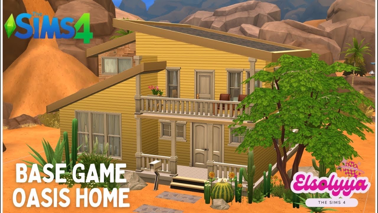 Base Game Only!🍁|Speed Build Oasis Home|The Sims 4 Indonesia - YouTube