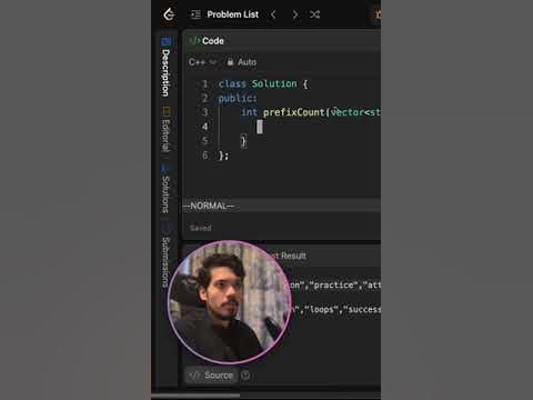 2185. Counting Words With a Given Prefix - YouTube