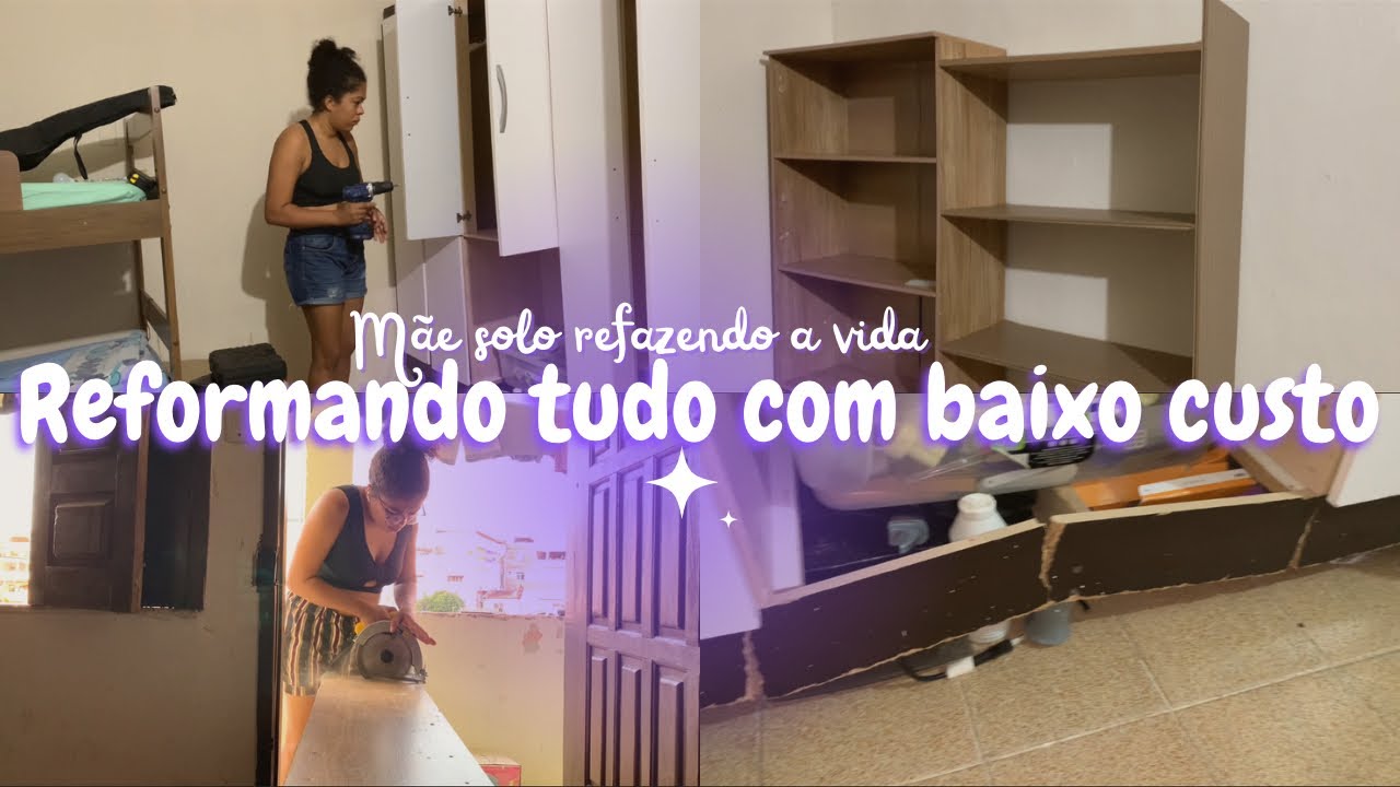 Reaproveitando meu guarda roupa que quebrou/ Minha rotina de trabalho ...