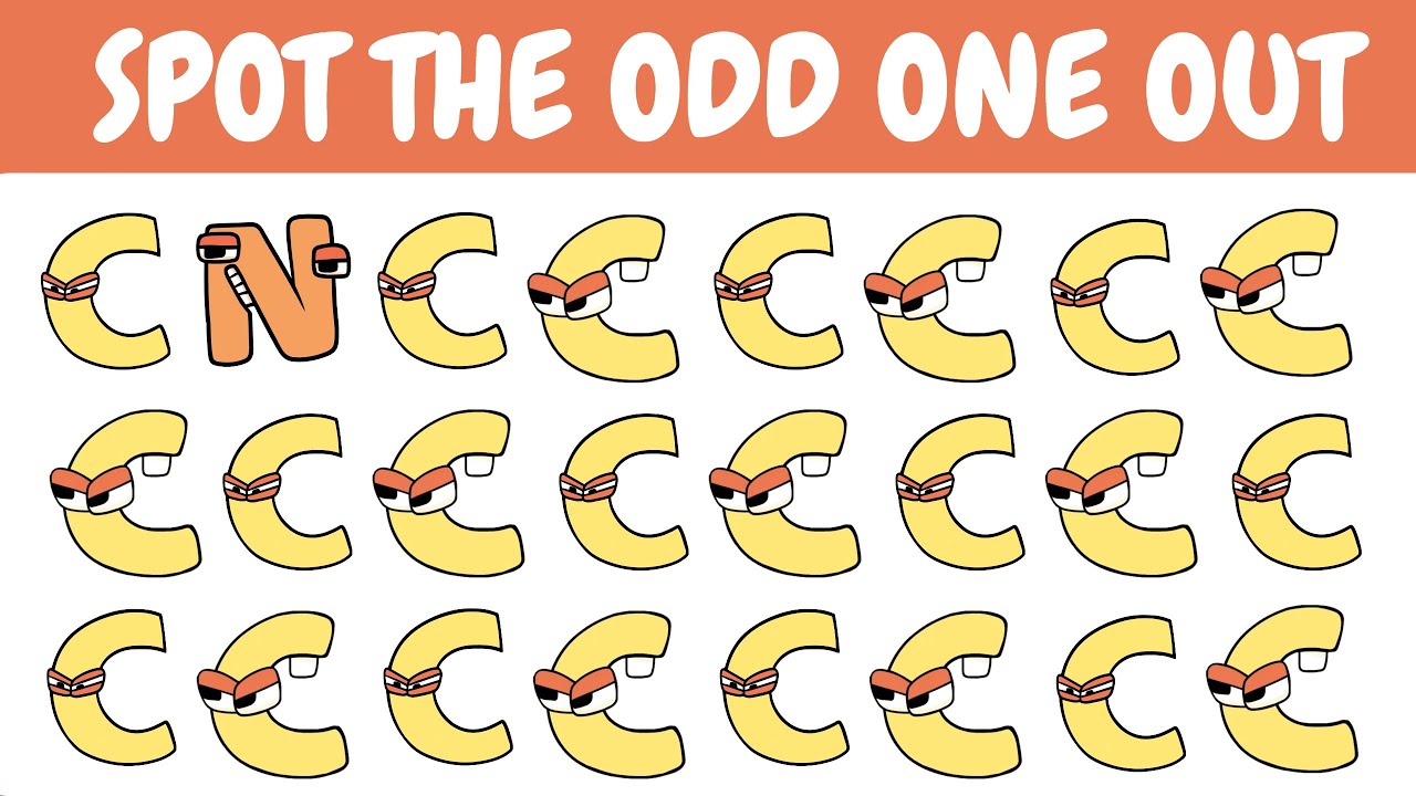 Can You Find The Odd Alphabet Lore One Out, Guess The Alphabet Lore ...