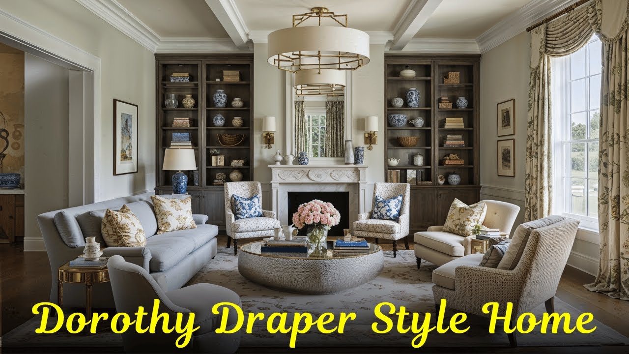 Dorothy Draper Style Home Interior Design | Bold Hollywood Regency ...