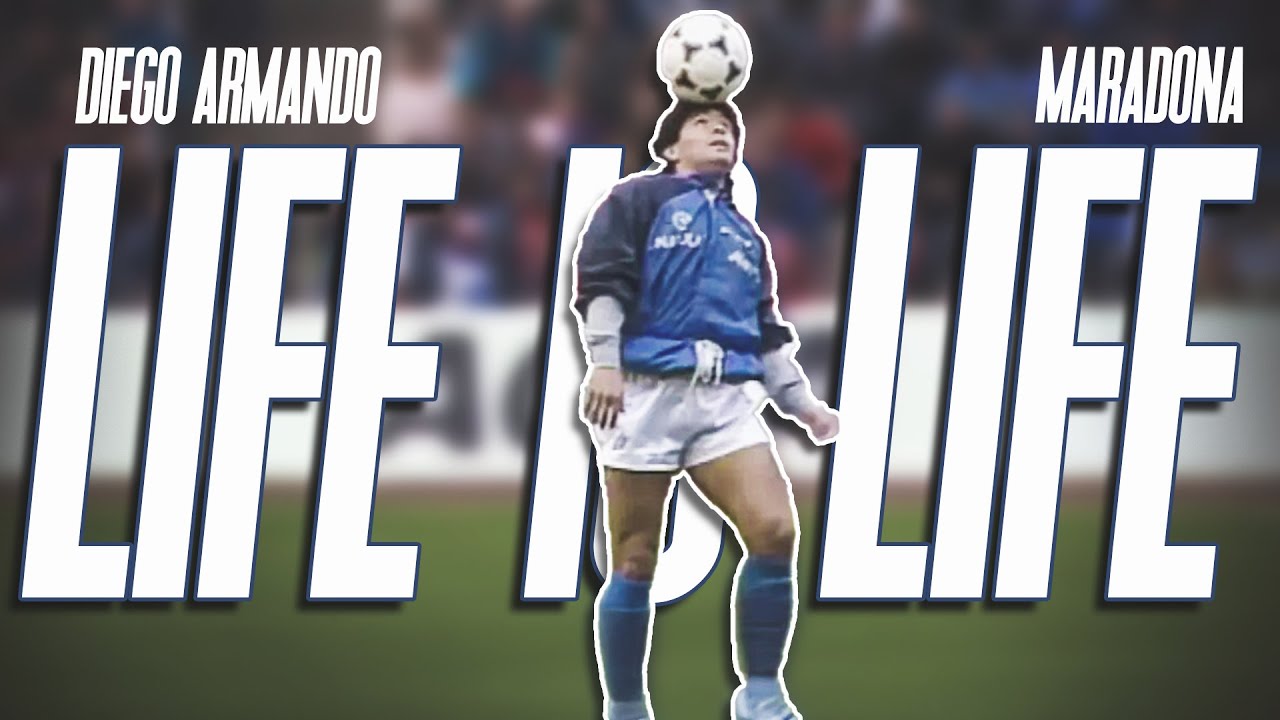 Maradona's Iconic 'Life is Life' Warm-Up at Napoli ⚽ - YouTube