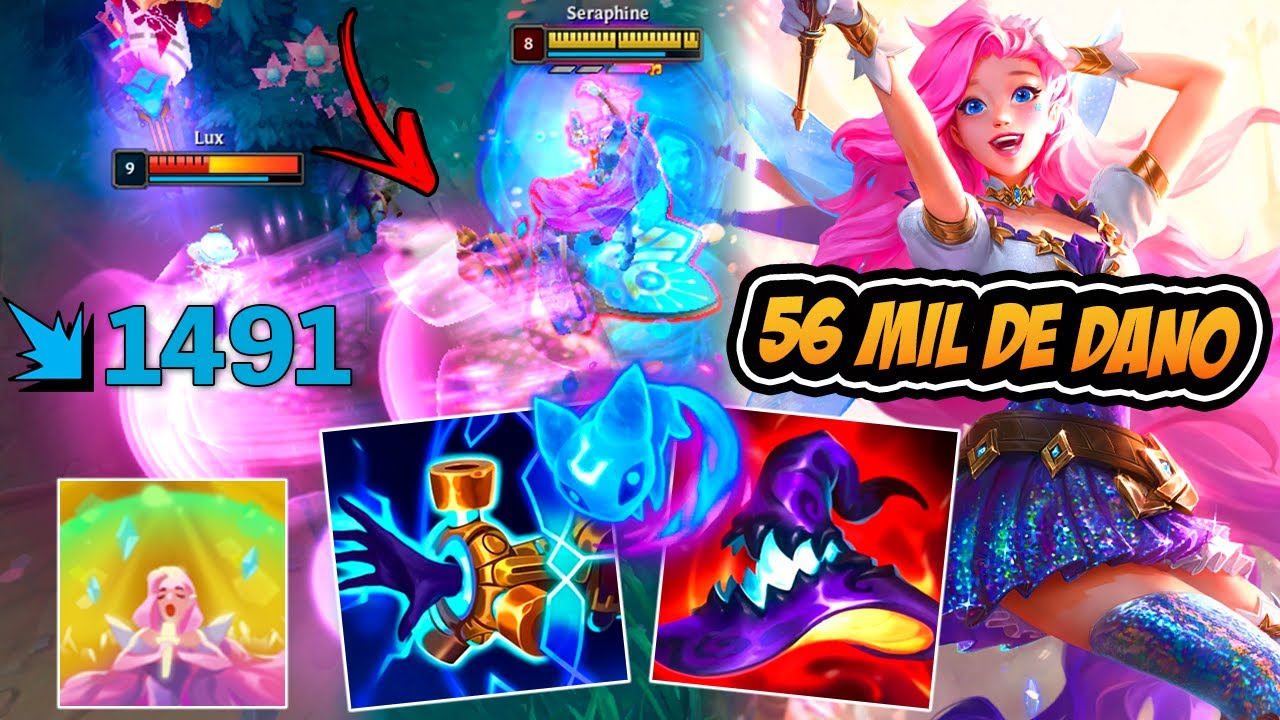 SERAPHINE BOT MELHOR BUILD DE DANO ANTI TANK COM PENETRÇÃO MÁGICA - YouTube