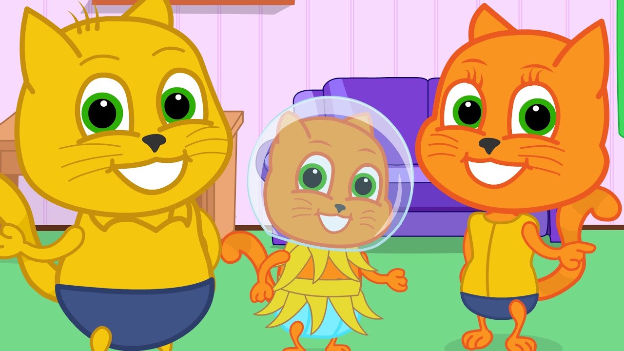 Família de Gatos - Minion Desenho Animado em Português Brasil - YouTube