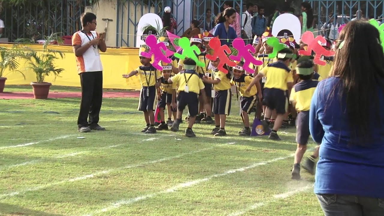 22 UBGhatkoper Sports Day 2015 16 Flag Relay Race - YouTube