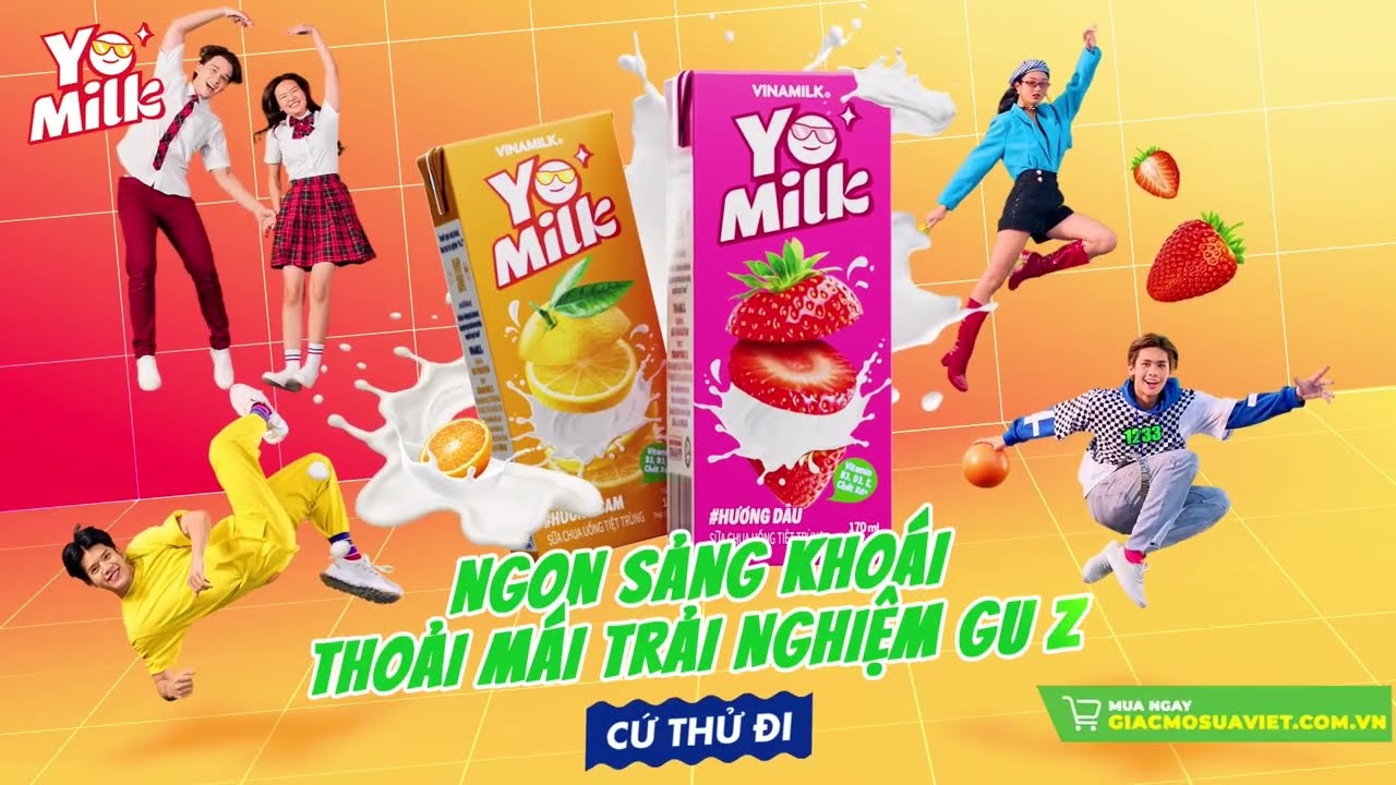 YOMILK - NGON SẢNG KHOÁI, THOẢI MÁI TRẢI NGHIỆM “GU Z” – GU YÊU - YouTube