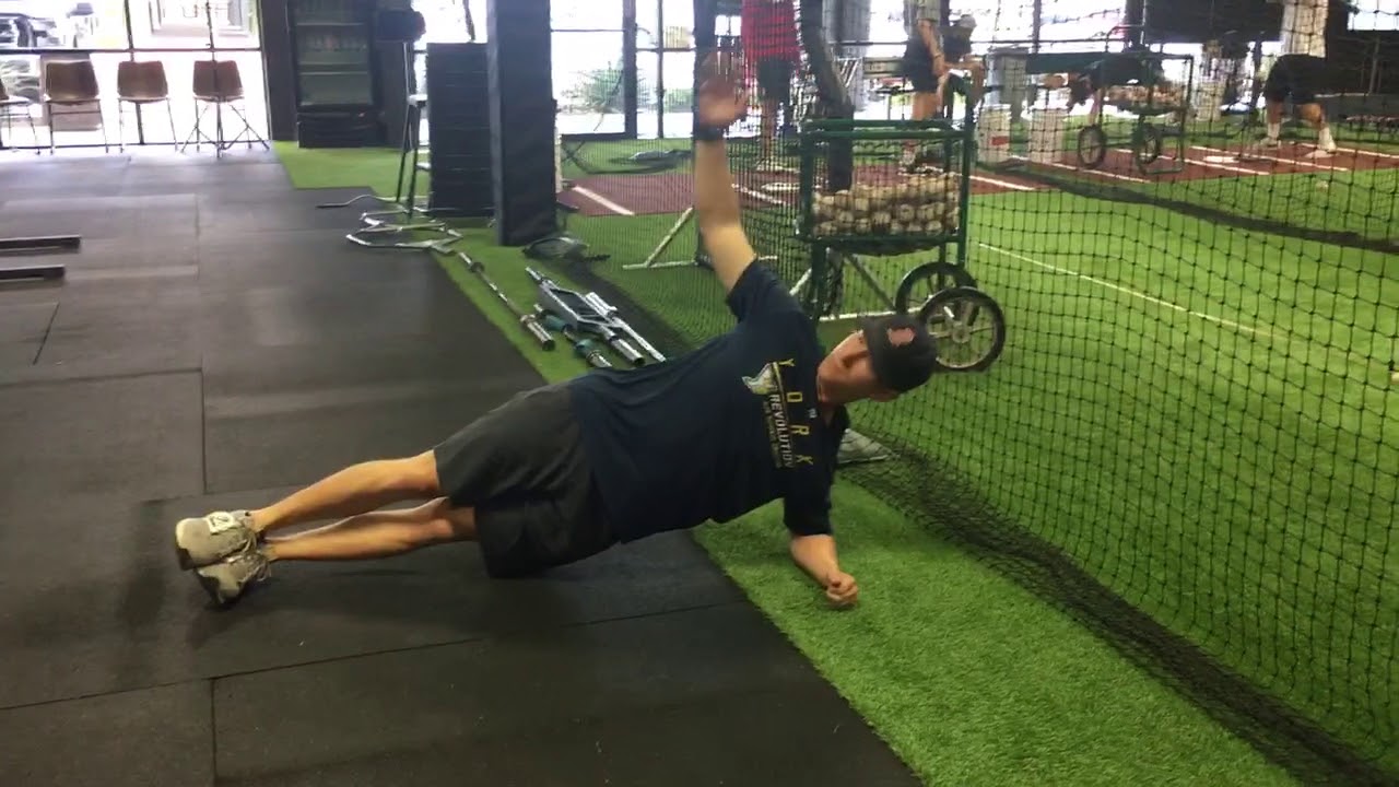 Side Bridge with Rotation - YouTube