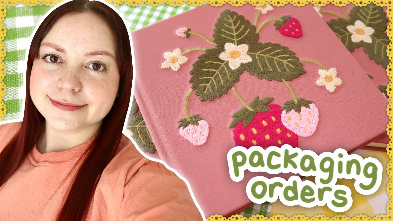Packaging Orders - LIVE! Sketchbooks & Sweatshirts - YouTube