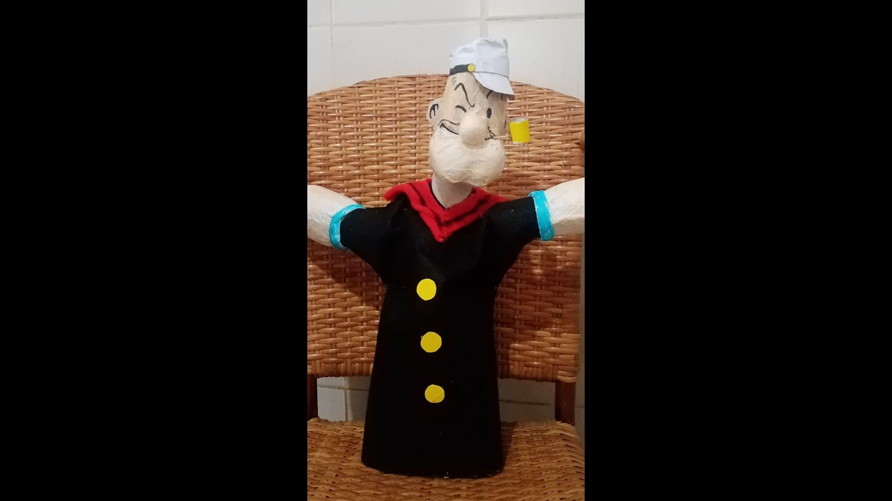 How to make a Popeye glove puppet - YouTube