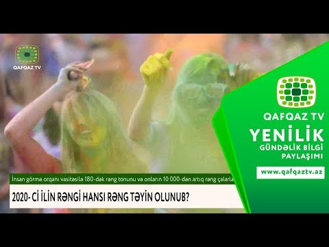 2020- Cİ İLİN RƏNGİ HANSI RƏNG TƏYİN OLUNUB?