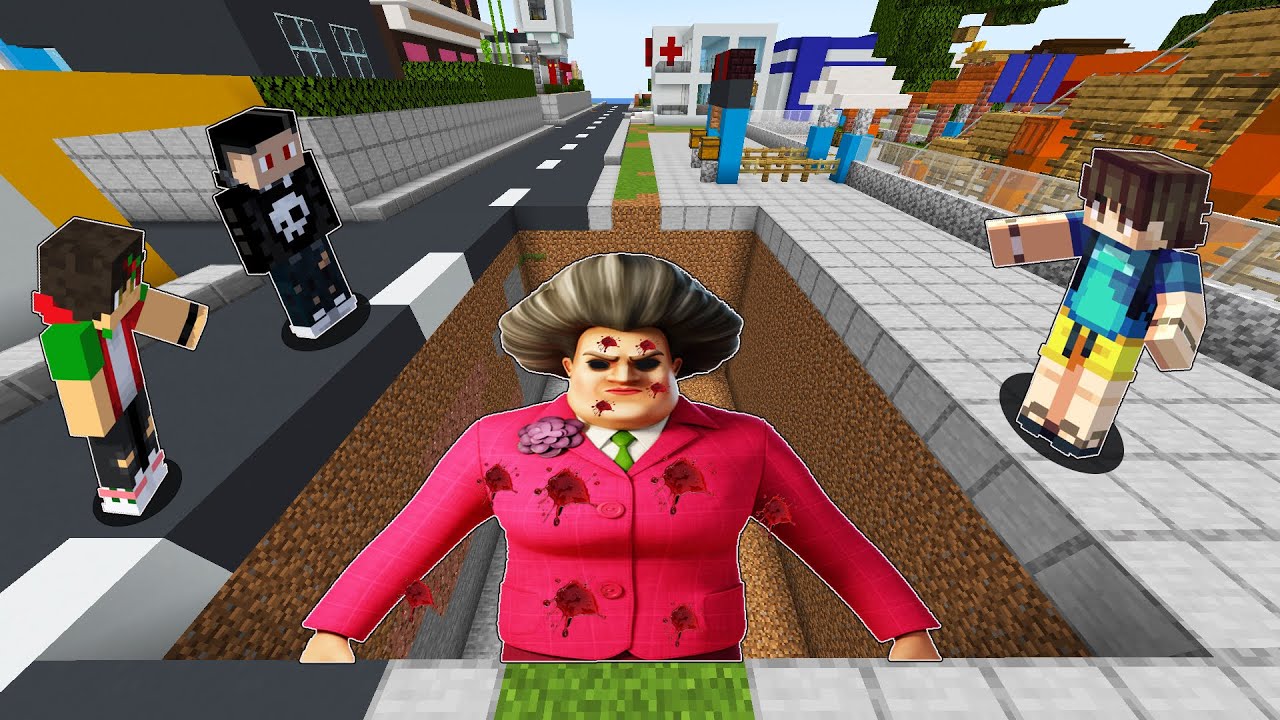 We Found A Scary Buried Scary Teacher's Body in Minecraft (Tagalog ...