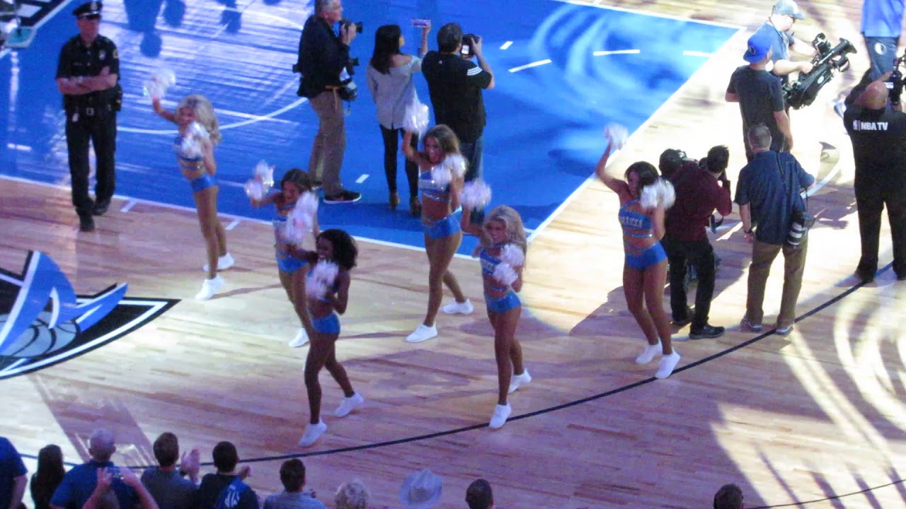 Dallas Mavericks Dancers performing intro Season opener vs Hawks - YouTube