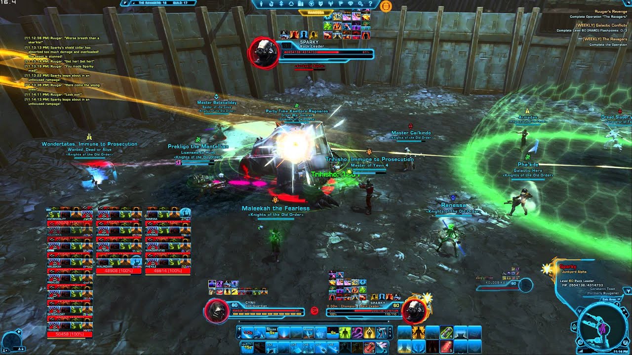 SWTOR The Ravagers - Sparky 16m-SM (mDPS) [KOTOO] - YouTube