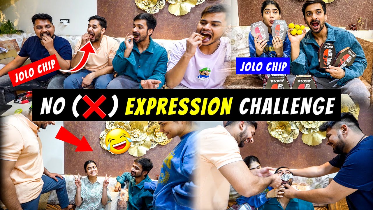 No expression challenge me hui masti - YouTube