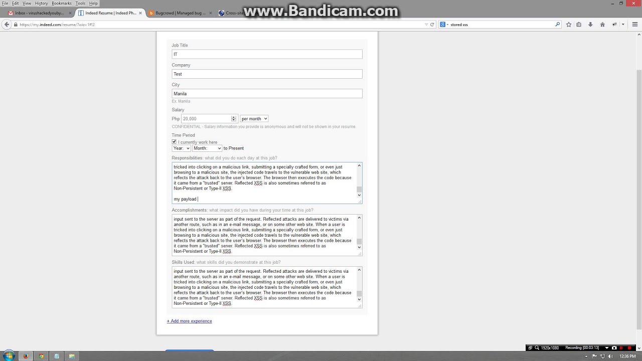 www.indeed.com.ph Self XSS - YouTube
