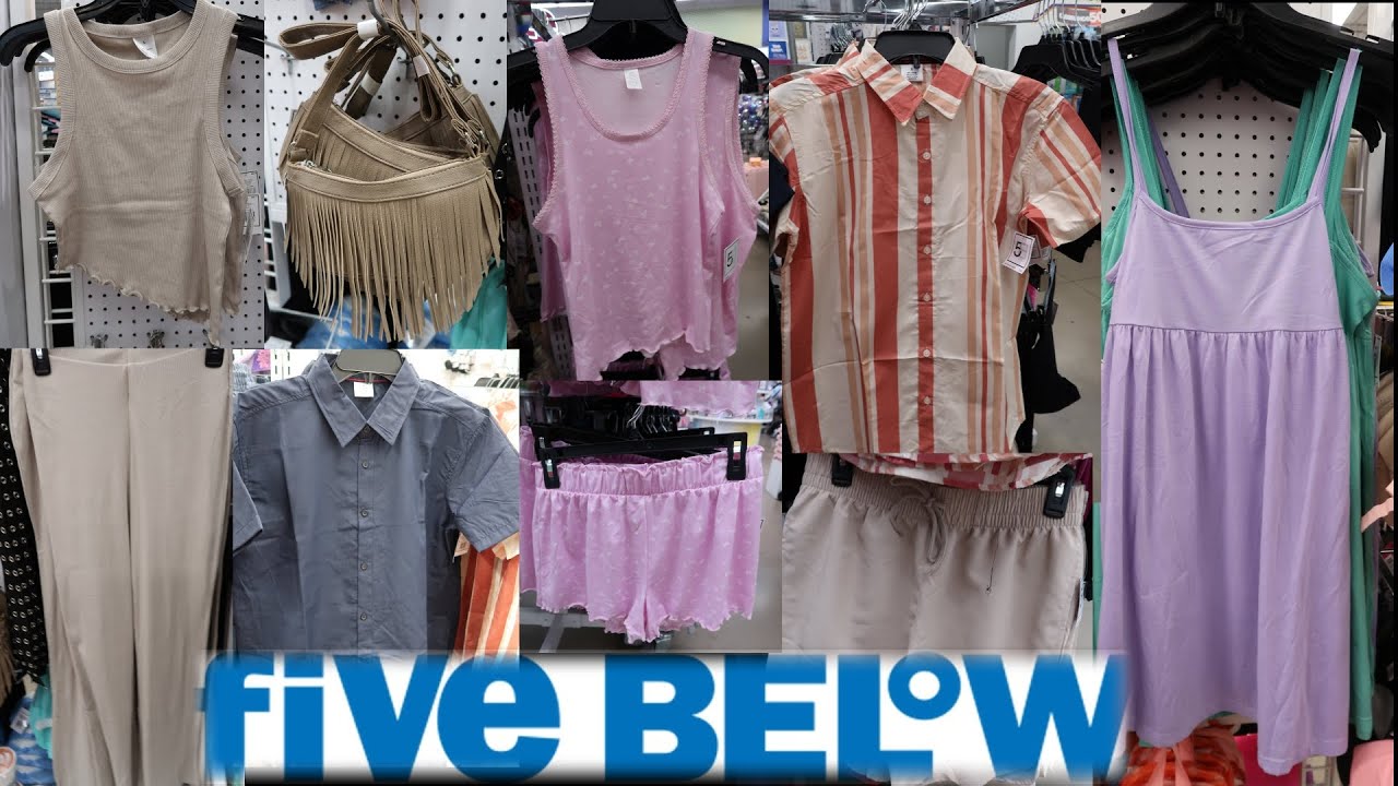 FIVE BELOW: NEW SUMMER CLOTHING FINDS - YouTube
