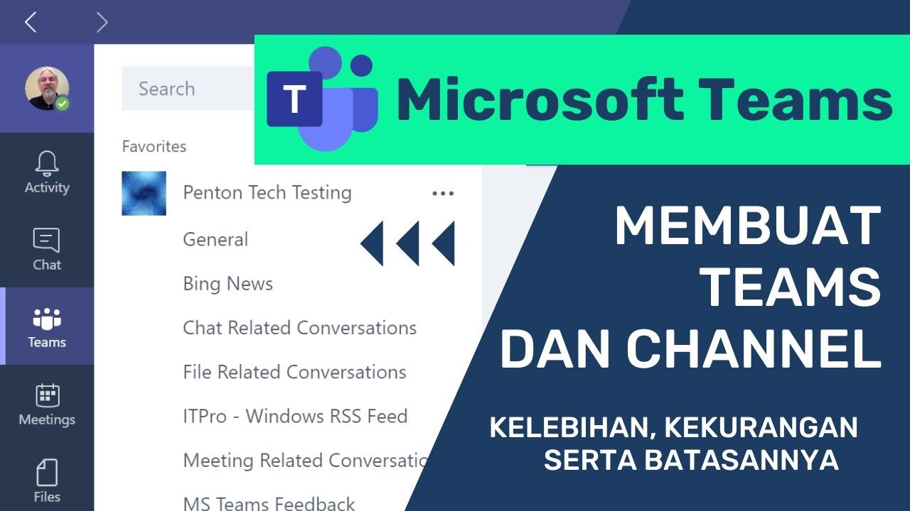 Membuat TEAM dan CHANNEL pada MICROSOFT TEAMS | juga Membahas Kelebihan ...
