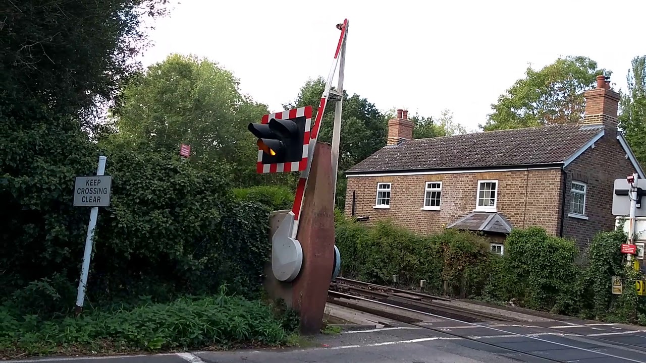 Rusham Level Crossing Surrey - YouTube