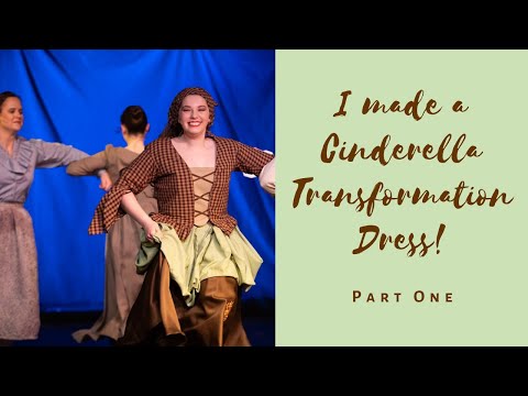 I Made A Cinderella Transformation Dress, Part 1